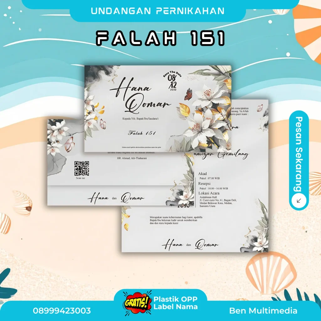 Cetak Undangan Falah 151 - Ben Multimedia
