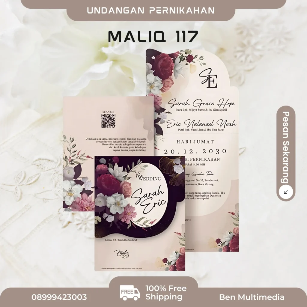 Cetak Undangan Maliq 117 - Ben Multimedia