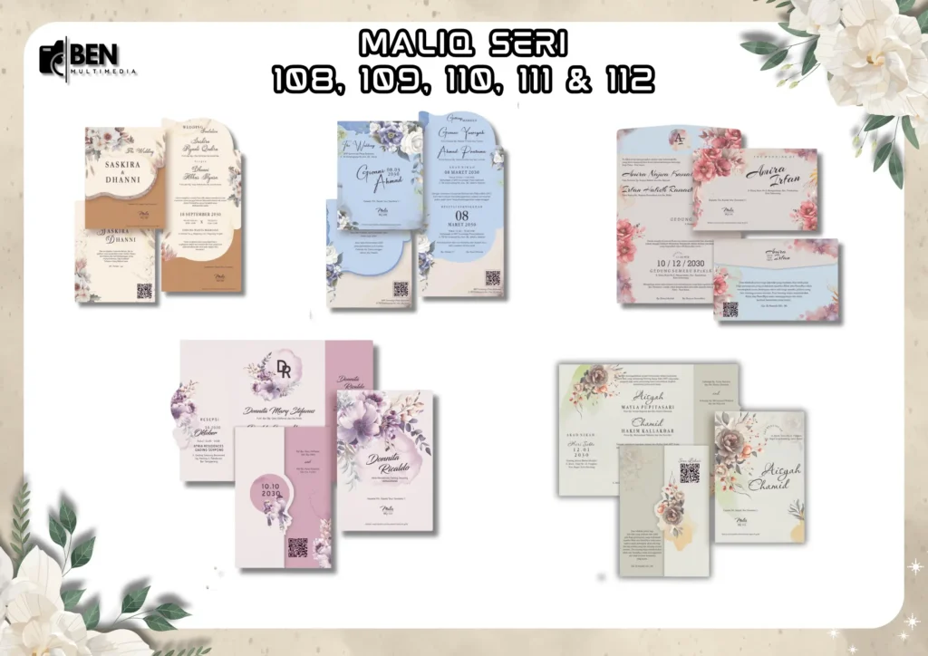 File Setting Undangan Maliq 108-112 Format CDR Siap Edit
