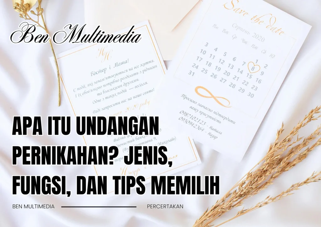 Apa Itu Undangan Pernikahan? Jenis, Fungsi, dan Tips Memilih