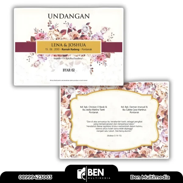 Cetak Byar 62 Blangko Undangan - Ben Multimedia