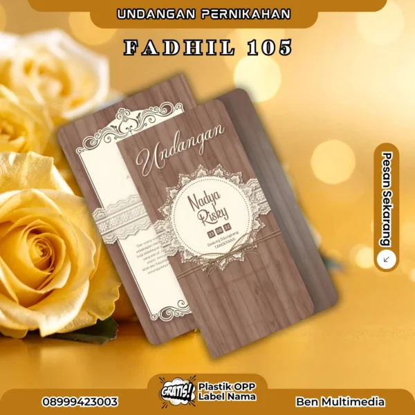 Cetak Fadhil 105 Blangko Pernikahan - Ben Multimedia