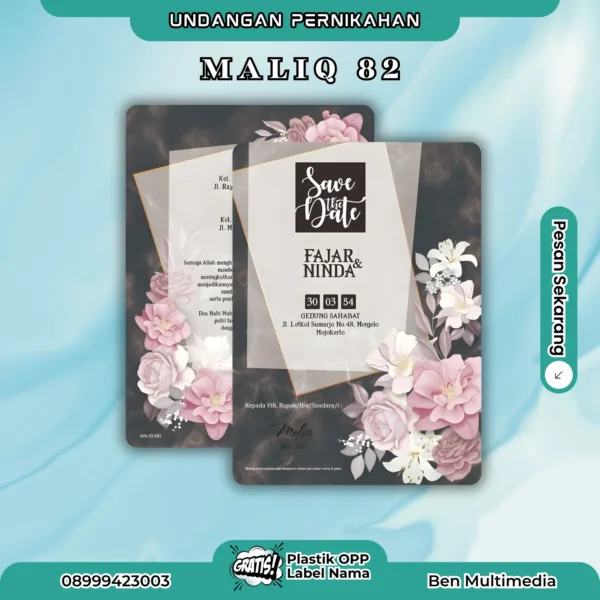 Cetak Blangko Undangan Maliq 82 - Ben Multimedia