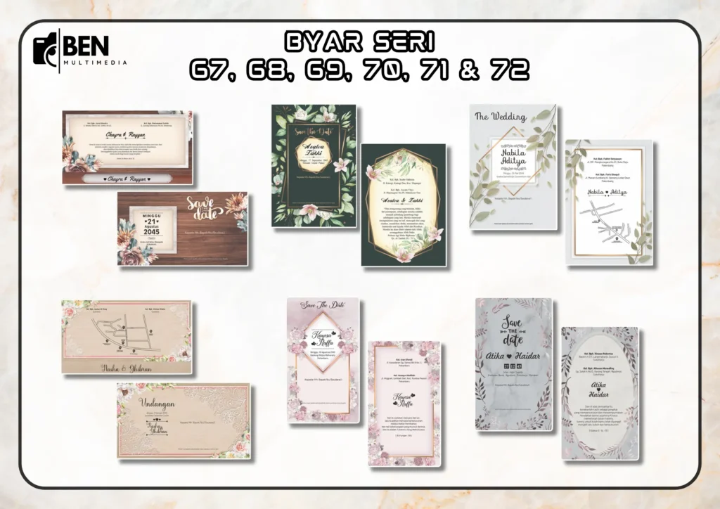 Template Blangko Byar 67-72 File CDR Lengkap Siap Edit