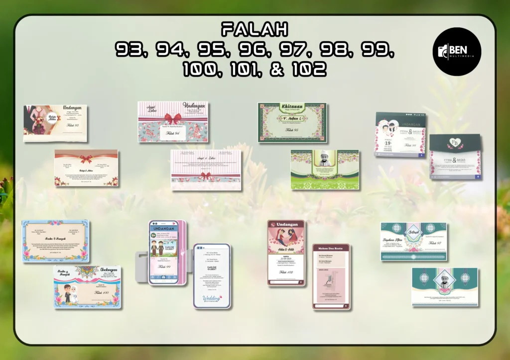 Template Blangko Falah 93-102 File CDR Lengkap Siap Edit