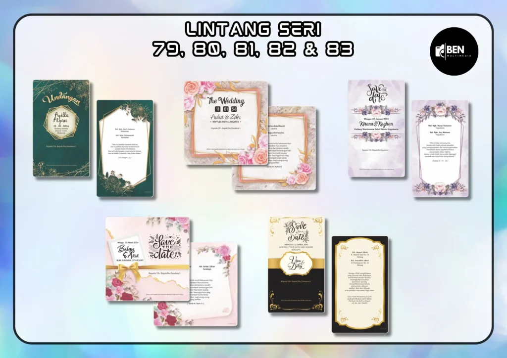 Template Blangko Lintang 79-83 File CorelDRAW Siap Pakai