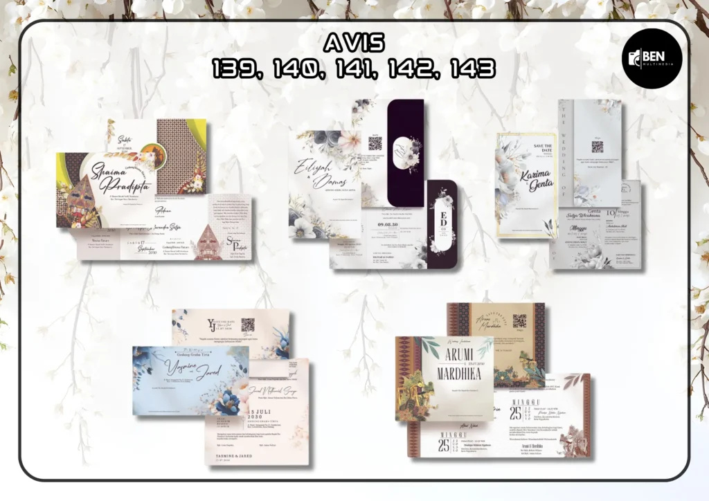 File Setting Undangan AVIS 139-143 Template Siap Cetak