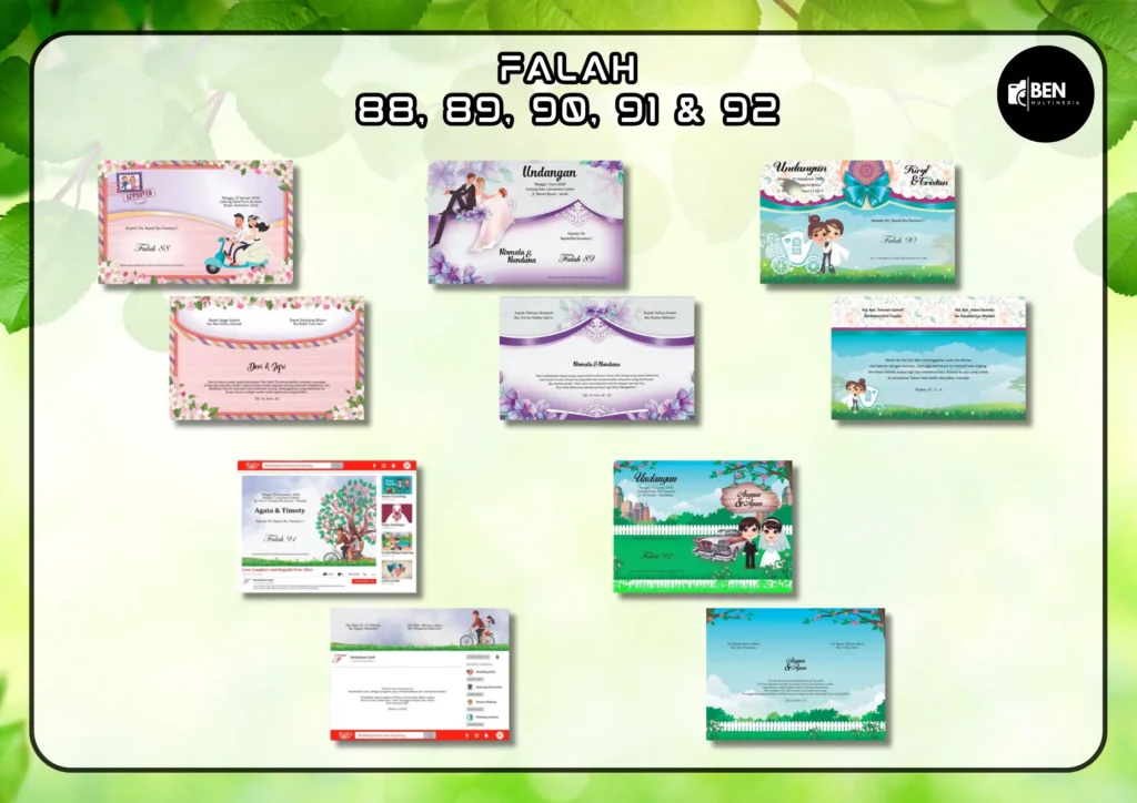 File Setting Undangan Falah 88-92 Template Format CorelDRAW