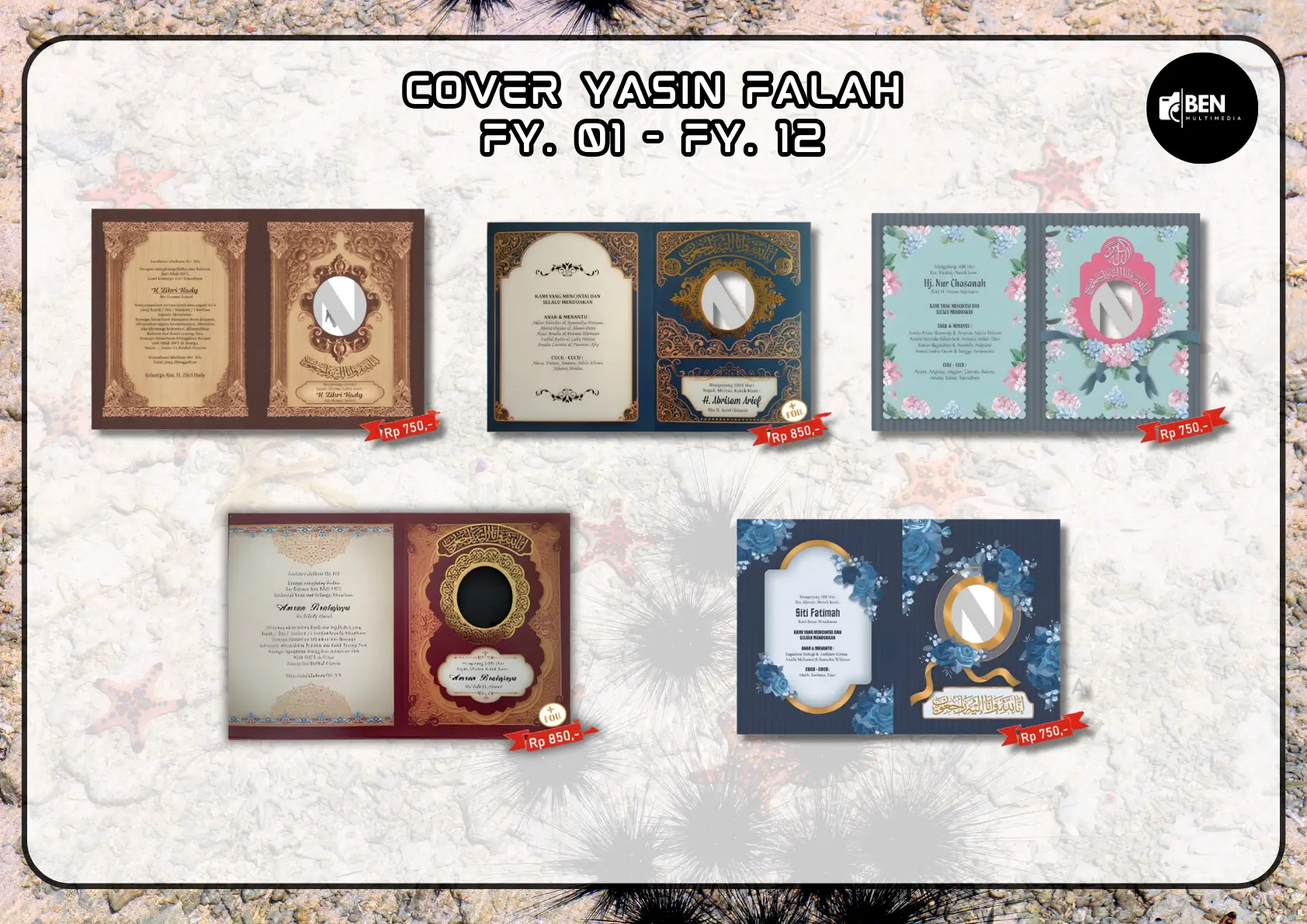 Template Cover Yasin Falah FY 01 Sampai FY 12 Lengkap